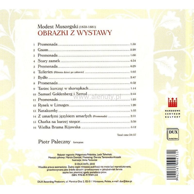 Modest Musorgski: Obrazki z wystawy - bajka muzyczna (+ płyta CD ...