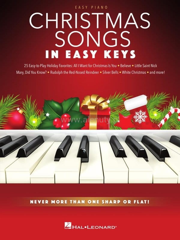 Christmas Songs - In Easy Keys - proste kolędy na pianino z palcowaniem ...
