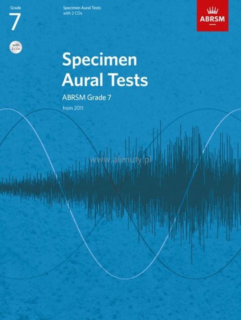 Specimen Aural Tests - ABRSM Grade 7 (+ 2 płyty CD) - materiały ...