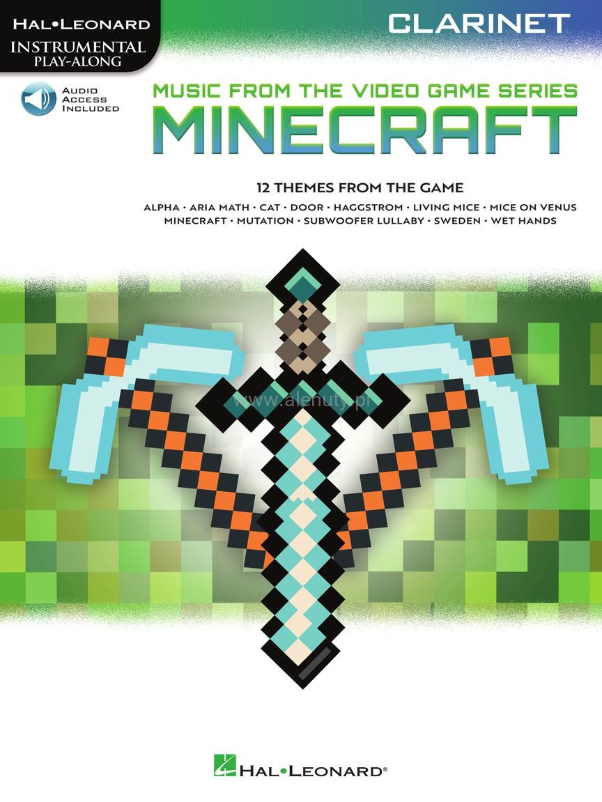 Minecraft: Clarinet - piosenki z gry komputerowej - nuty na klarnet ...