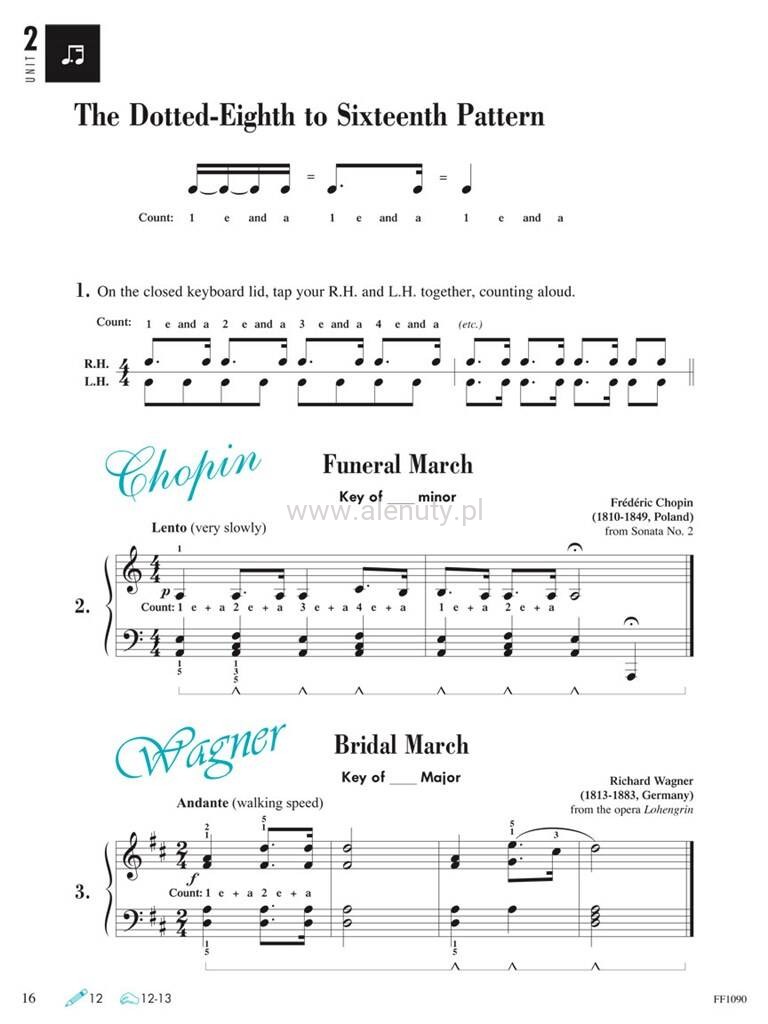 Basic Piano Adventures Level 4 Lesson Book - szkoła gry na pianinie ...