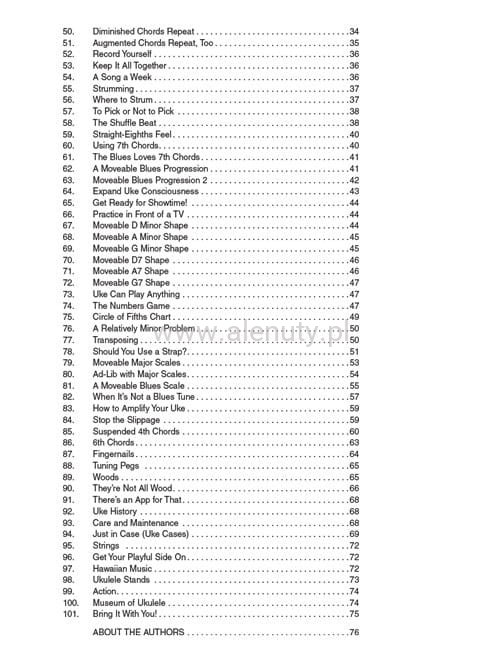 101 Ukulele Tips - Fred Sokolow, Ronny Schiff - 101 porad dla ...